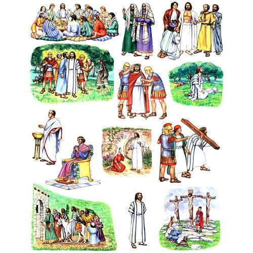Crucifixion and Resurrection of Jesus Felt Bible Story – Story Time Felts